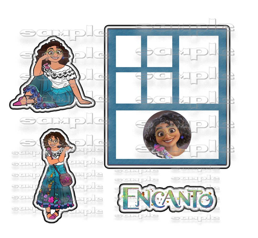 Disney Mirabel Encanto 4 Pc Qqqv Scrapbook Embellishment Paper Die Cut ...