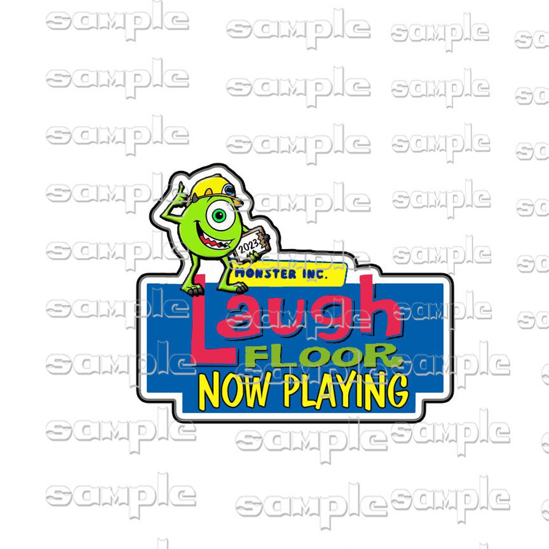 Disney Laugh Floor Now Playing Dd Scrapbook Embellishment Paper Die Cut ...