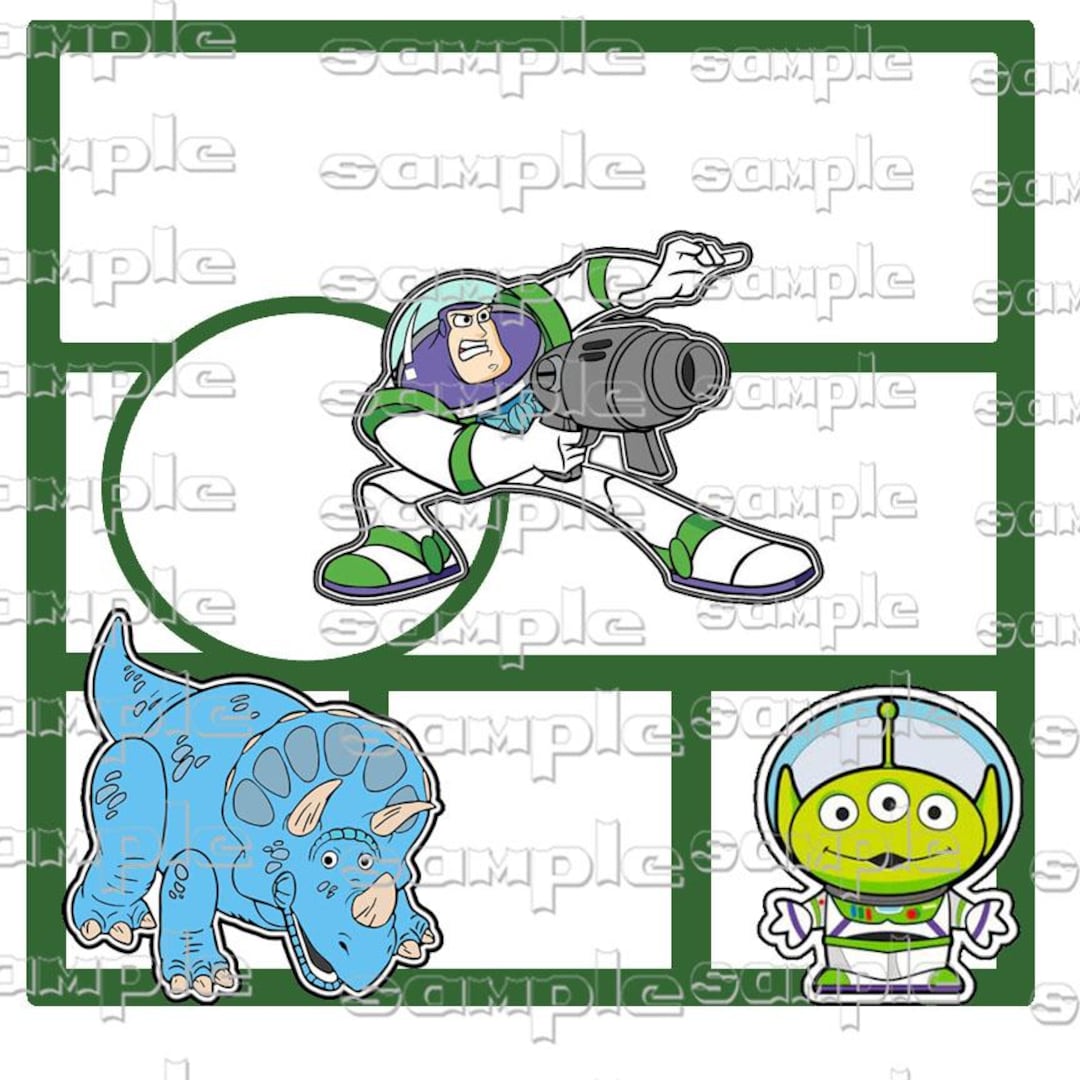 Disney Toy Story Overlay Frame Premade Overlay One (1) Scrapbooking ...