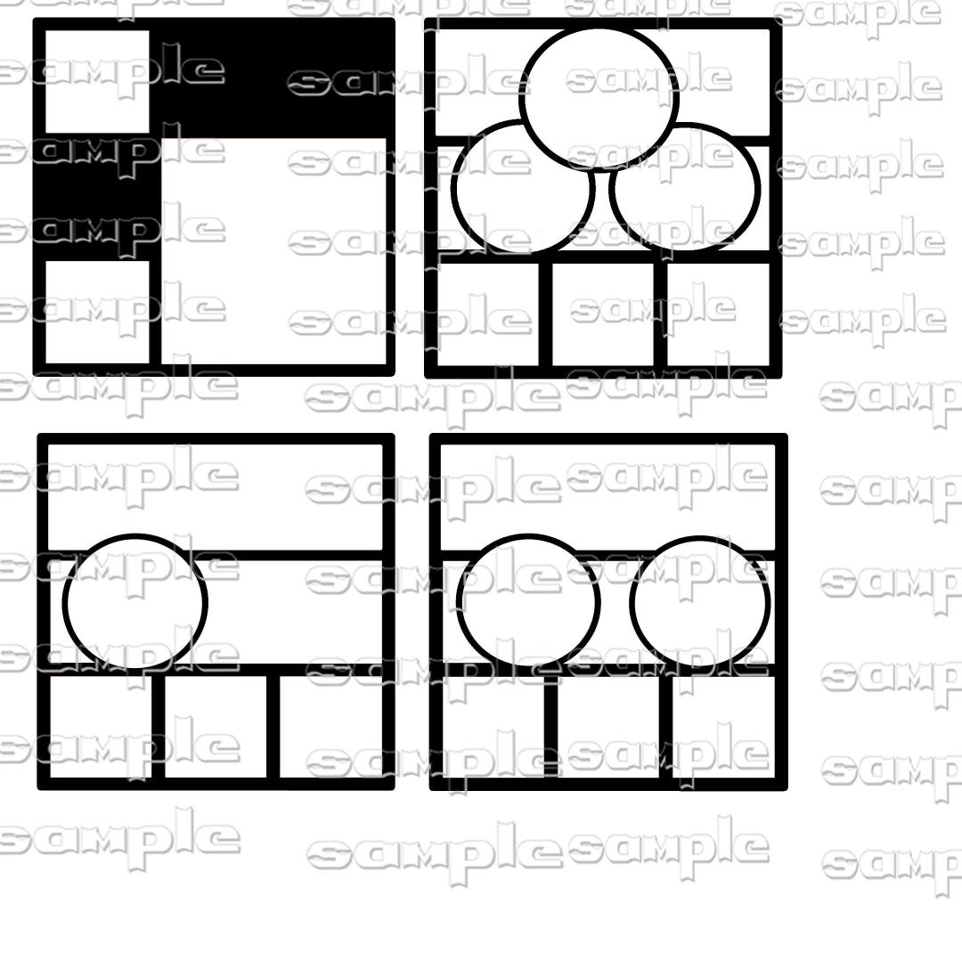 Disney Overlay Frame 12 X12 4 Overlays Total 12 X 12 Overlay ...