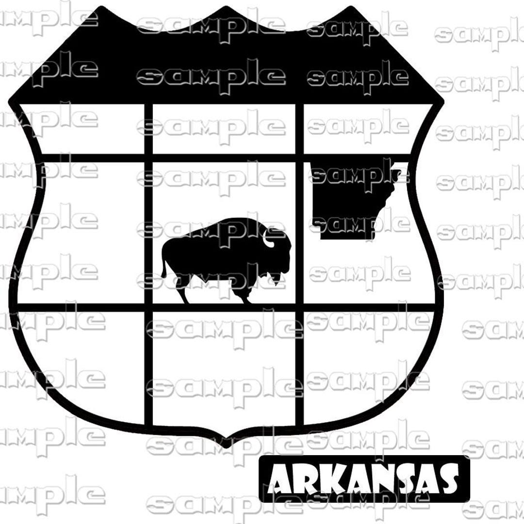 Disney Arkansas State Overlay Frame 12 X 12 Cricut Scrapbook Page Paper ...