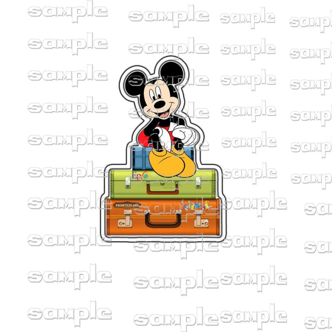 Disney Mickey Traveler Xxgq Premade Scrapbook Page Paper Piece Die Cut ...