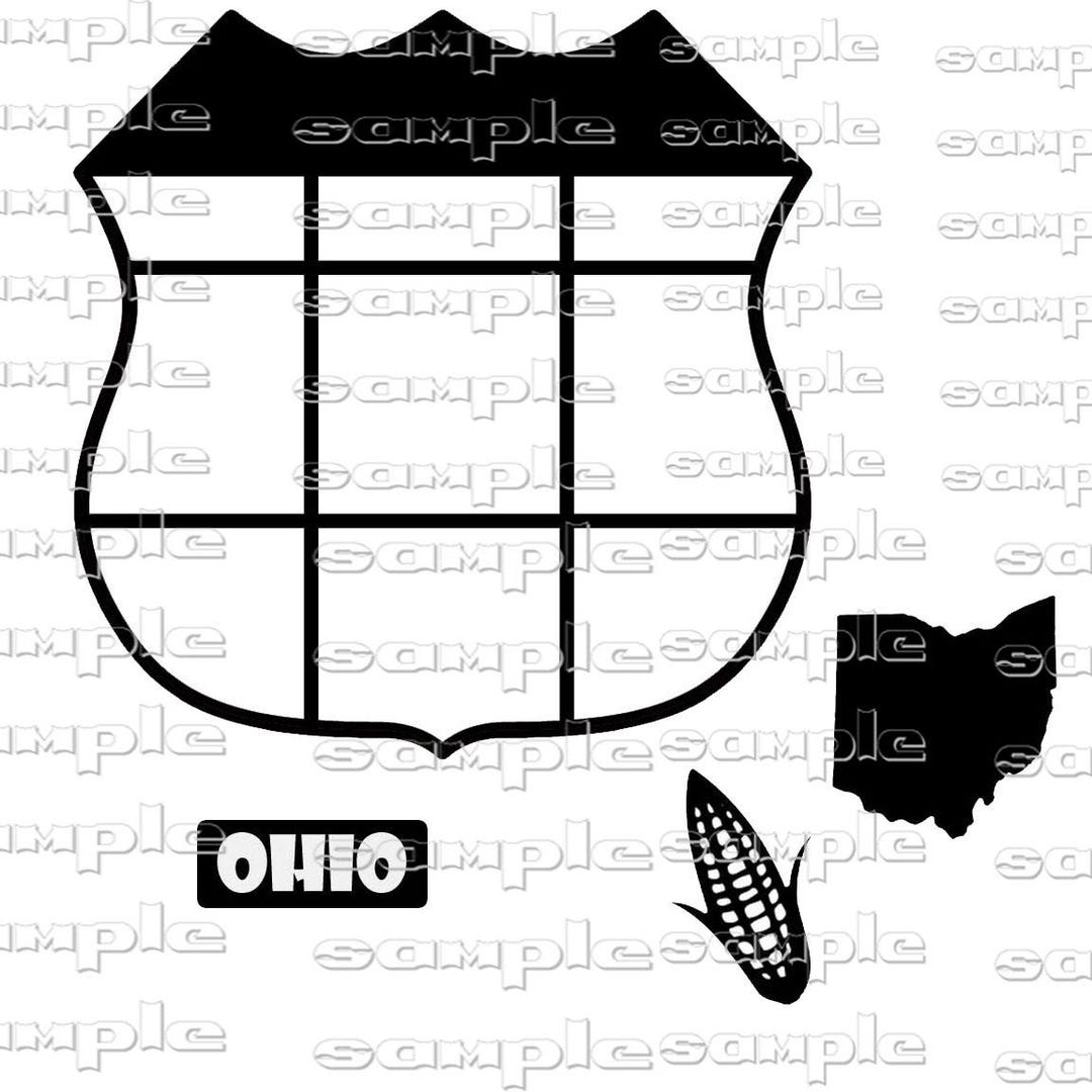 Disney Ohio State Overlay Frame 12 X 12 Cricut Scrapbook Page Paper ...