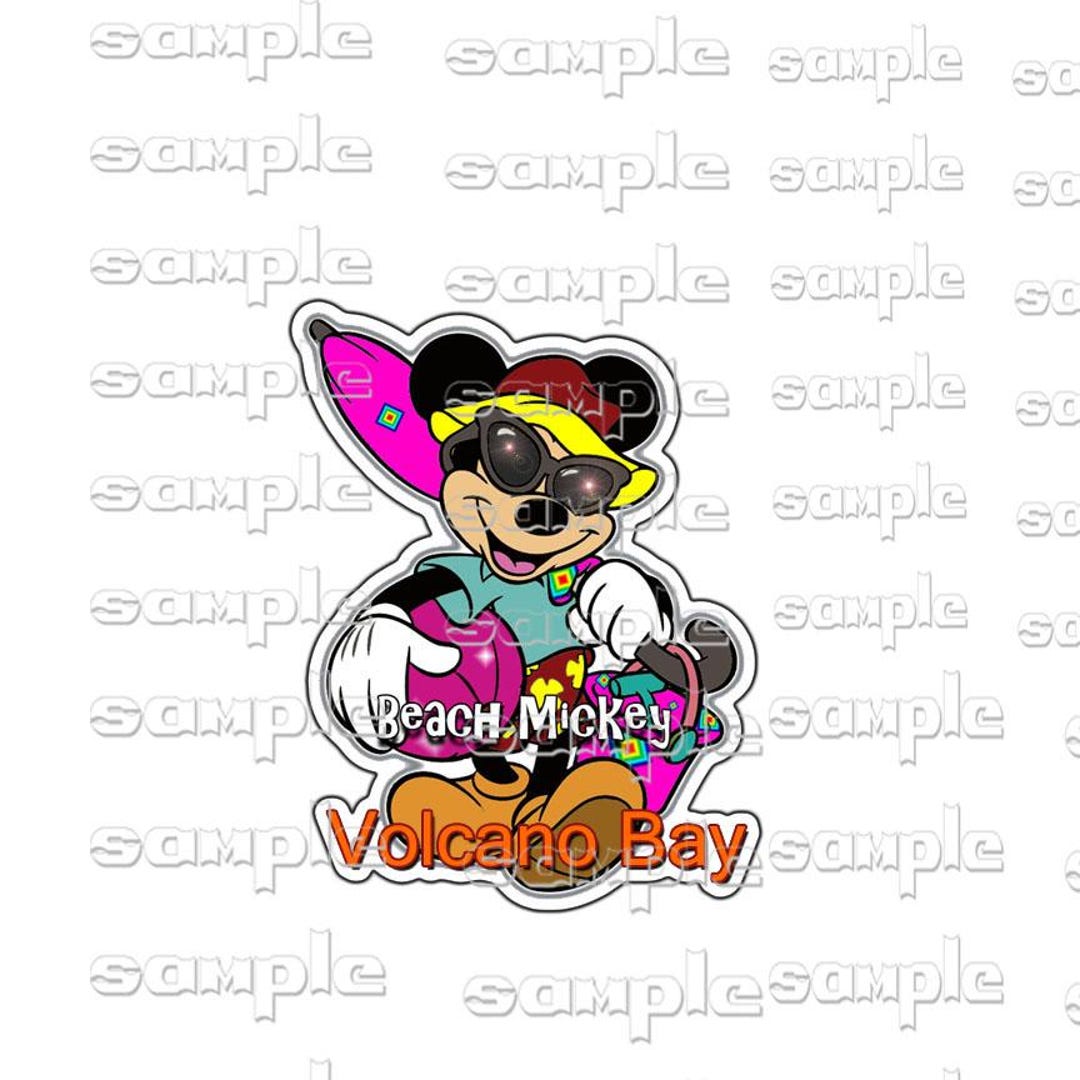 Disney Mickey Volcano Bay Qqh Premade Scrapbook Page Paper Piece Die ...