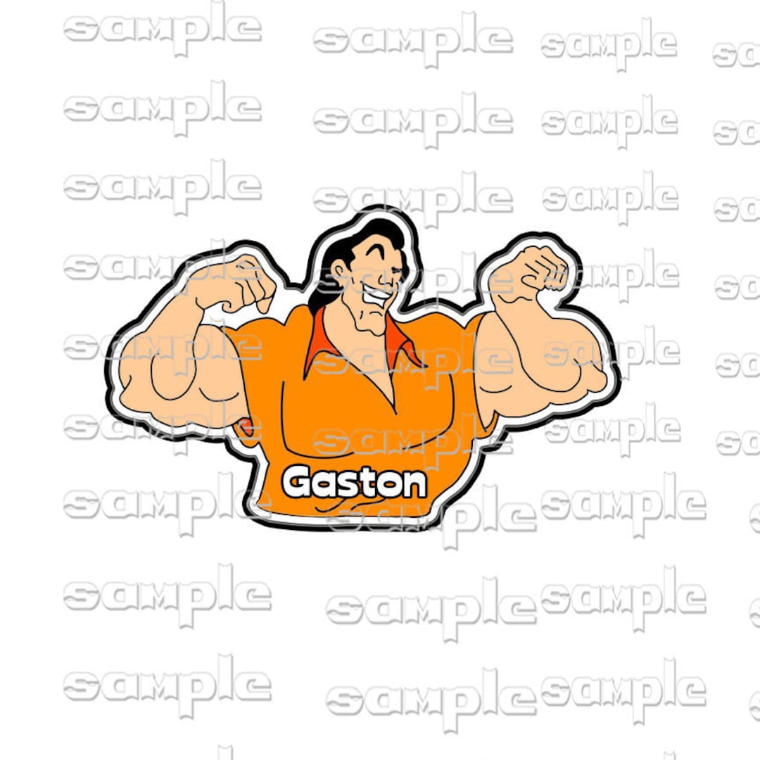 Disney Gaston Villain Xztr Premade Scrapbook Page Paper Piece Die Cut ...
