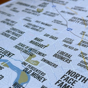 Judgmental Map of Richmond Virginia 18"x24" Print - 2024 - Etsy