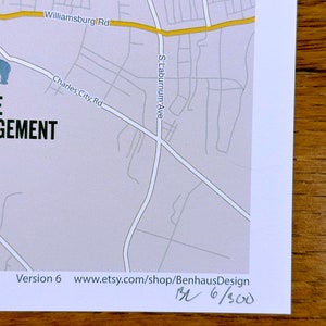 Judgmental Map of Richmond Virginia 18"x24" Print - Etsy