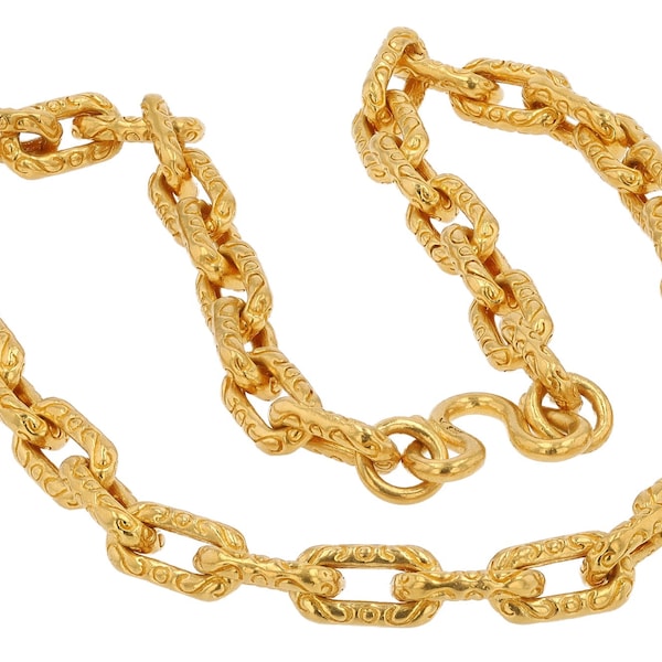 24k Gold Chain - Etsy