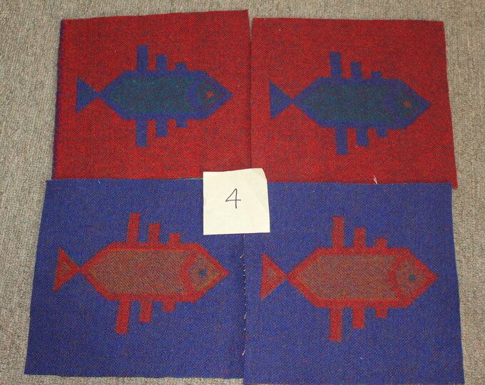 Choice of Vintage Pendleton Wool Blanket Remnant Panel, Native American ...