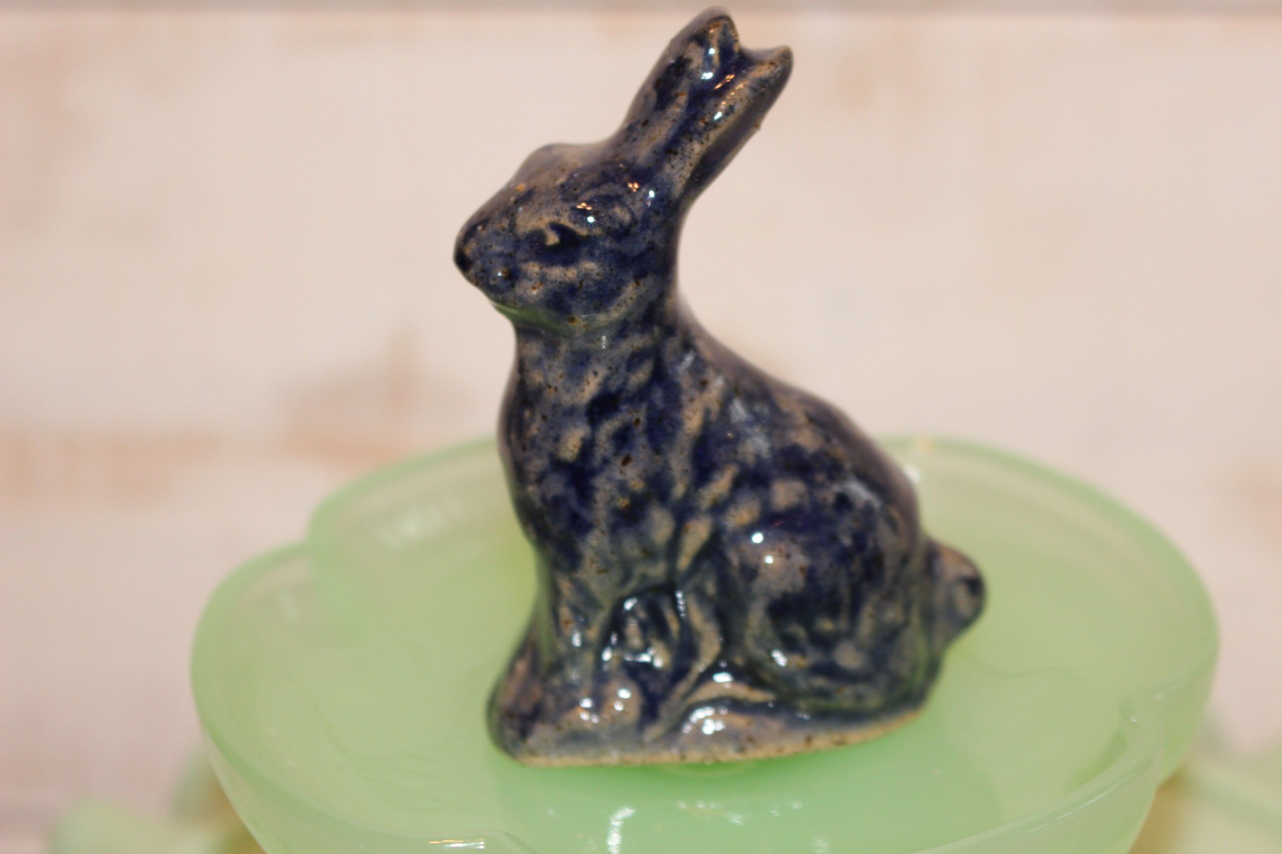 Art & Collectibles Bunny Rabbit & Carrot Car Studio Art Pottery Hand ...