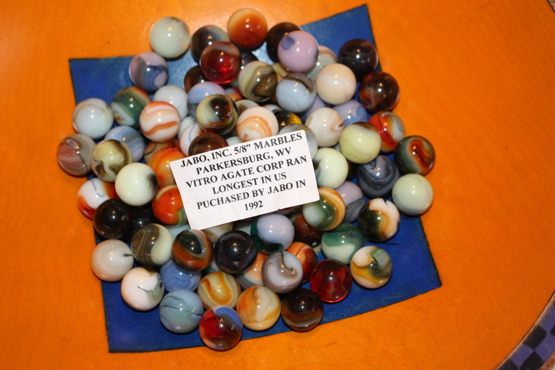 Vintage Jabo 5/8 Marbles 92 Swirl Classic Jabo Marbles Instant ...