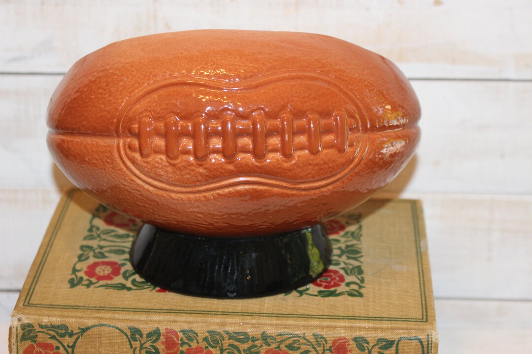 Vintage Football Planter Inarco Japan, Ceramic Football Planter, Game ...