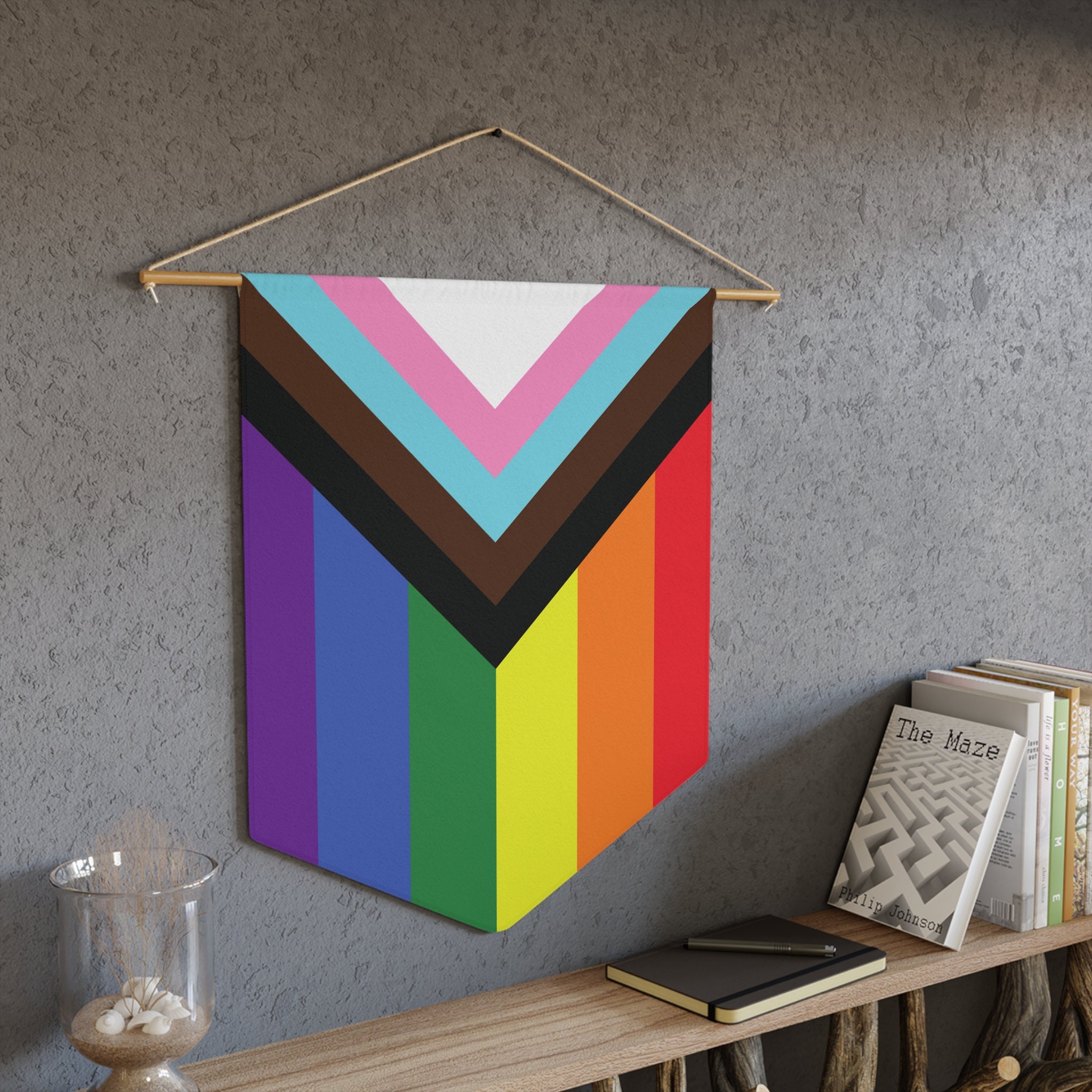 LGBT Flag Banner Pride Wall Hanging Queer Home Decor - Etsy