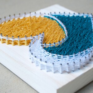 Wave String Art Beach House Decor Beach Decor Nautical | Etsy