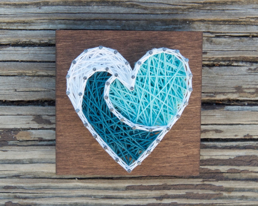 Wave String Art MAGNET Beach House Decor Beach Decor - Etsy