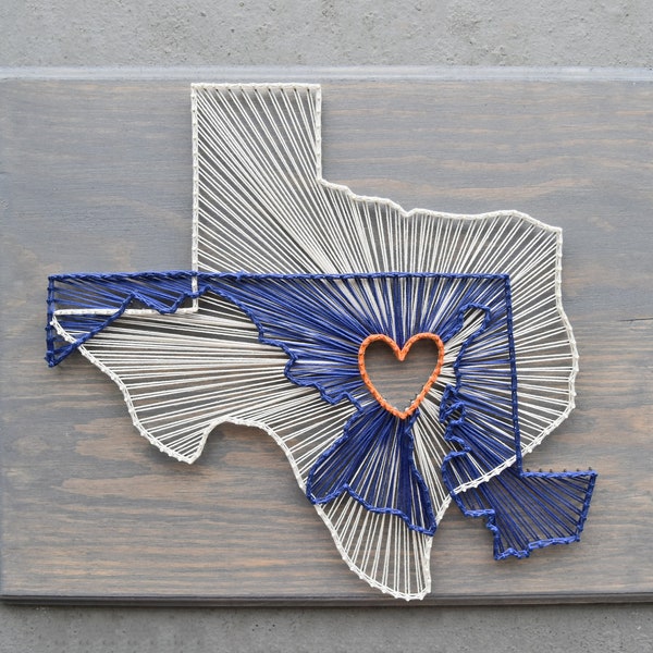 Two State String Art - Etsy