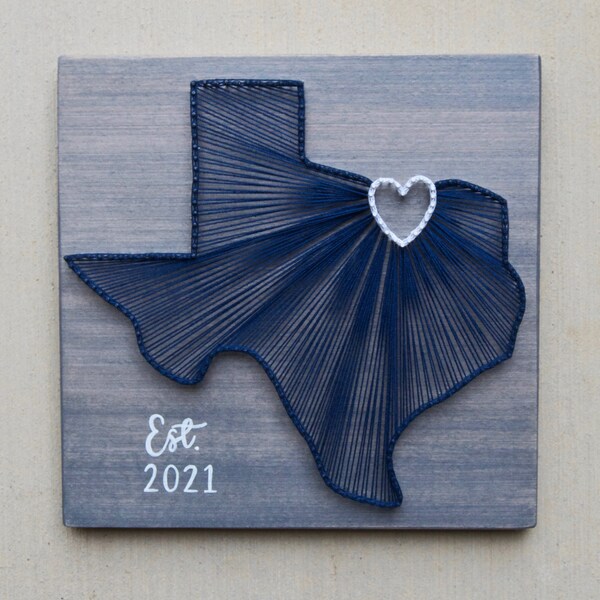 Texas String Art - Etsy