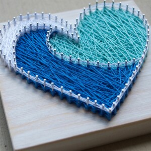 Wave String Art Beach House Decor Beach Decor Nautical - Etsy