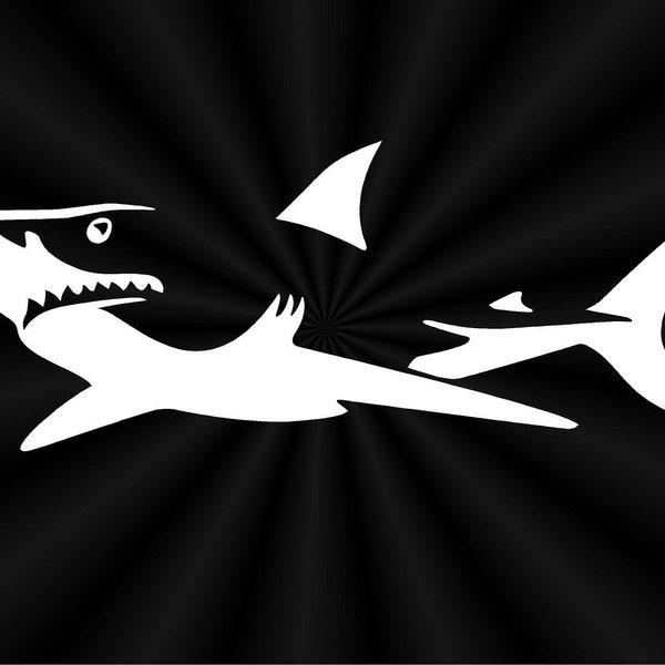 Shark Decal - Etsy
