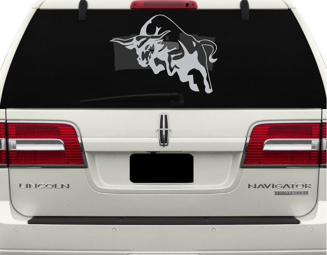 Bull Decals Car Truck Wall Vinyl Window Stickers 10034 - Etsy