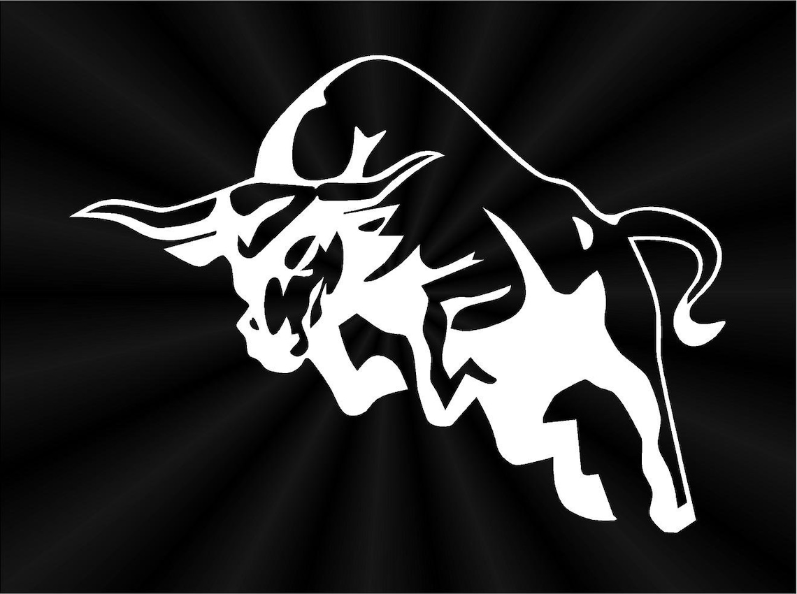 Bull Decals Car Truck Wall Vinyl Window Stickers 10034 | Etsy