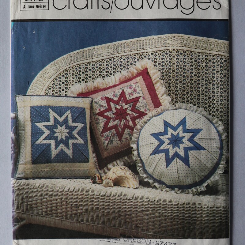 Folded Star Pattern Pillow - Etsy