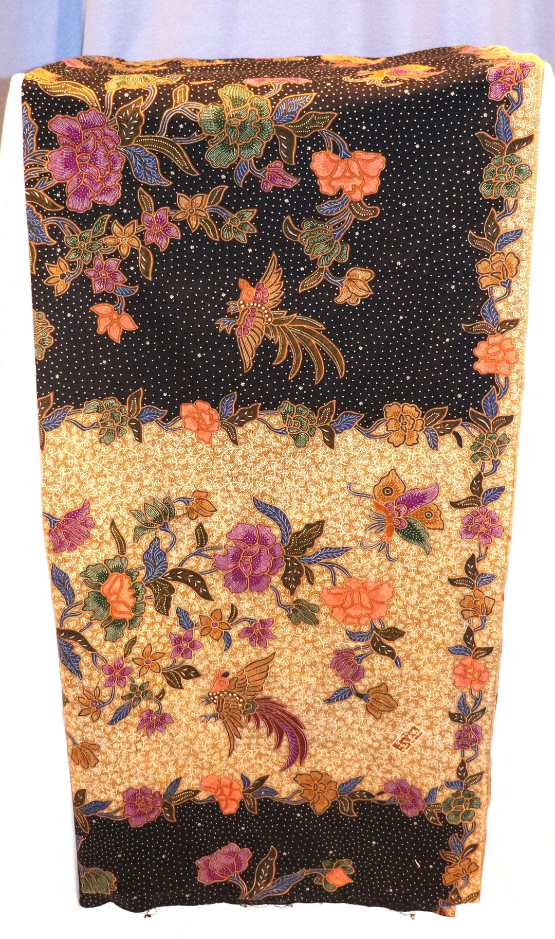 Batik Fabric. Indonesian Batik Fabric. Sarong Batik Fabric. 40"w X 72"l ...