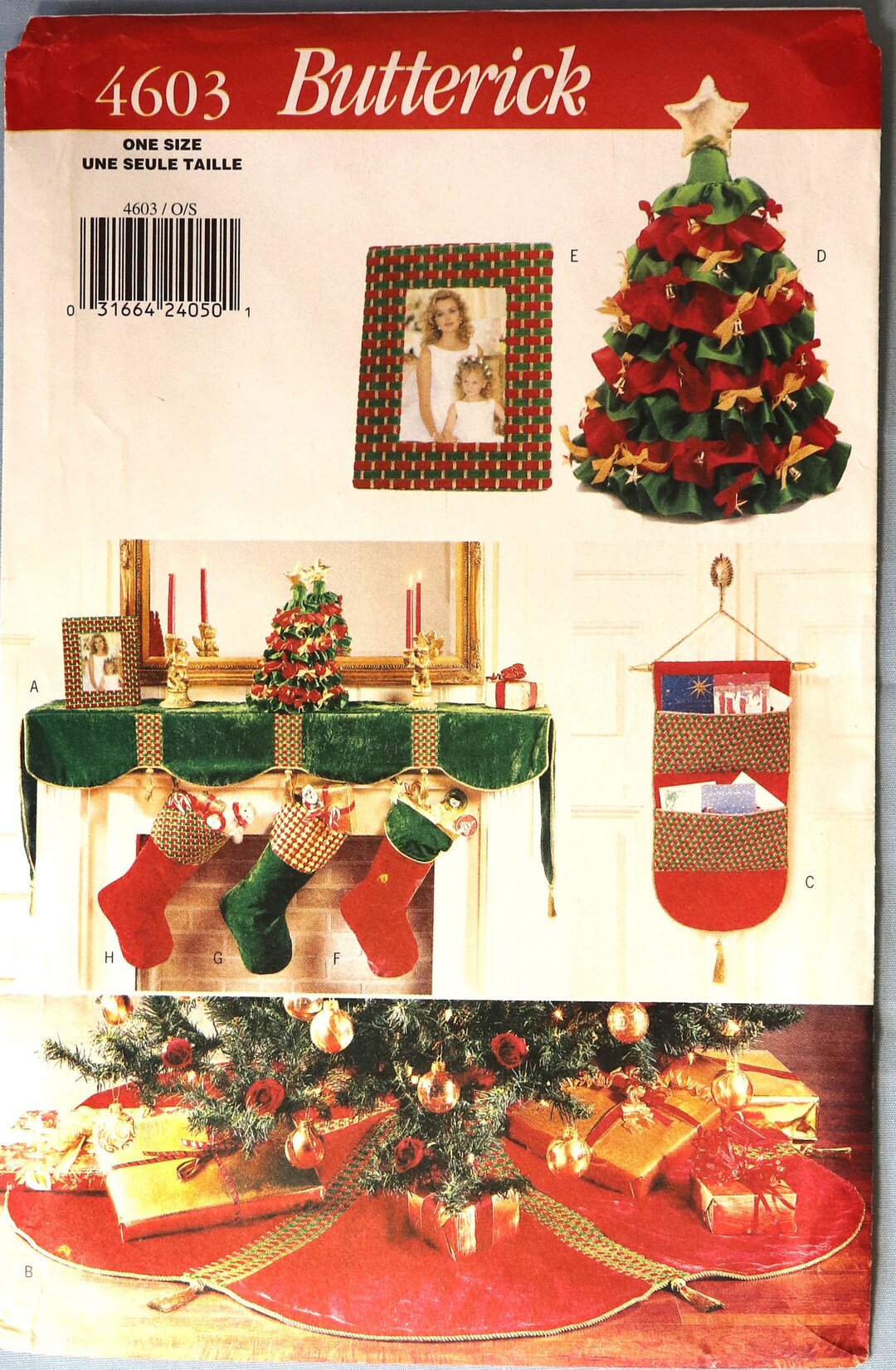 Butterick 4603. Christmas Decor Pattern. A Pinwoven Christmas ...
