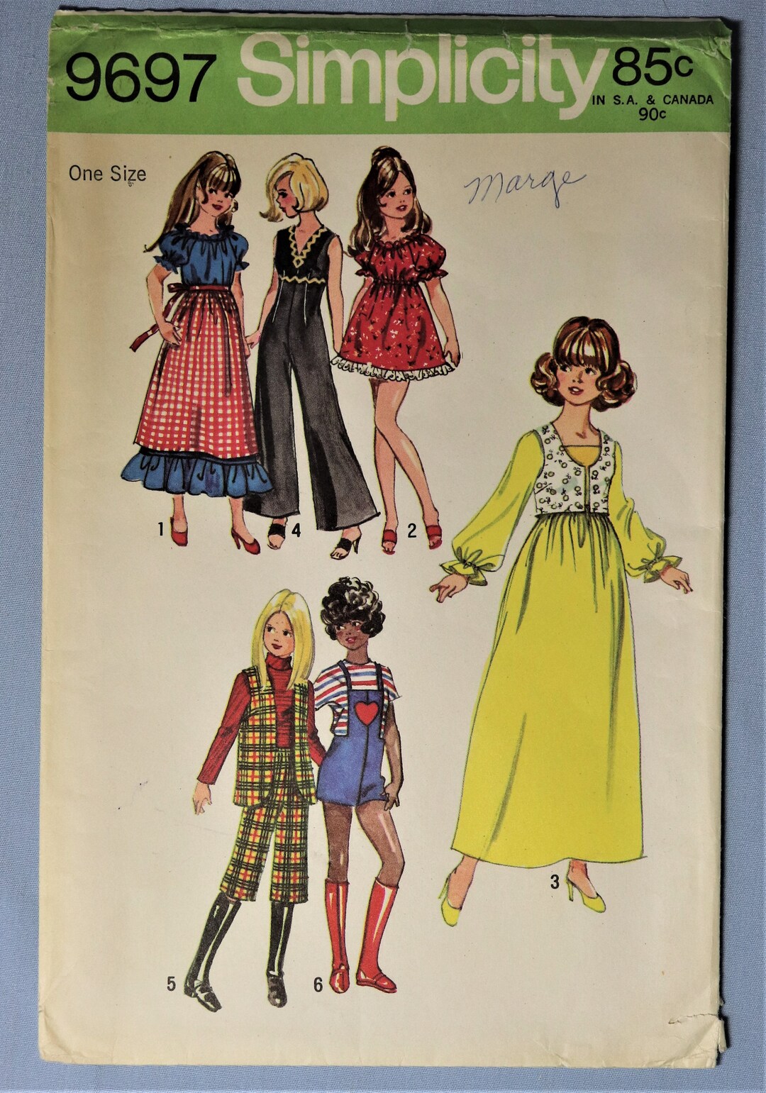 Simplicity 9697. Barbie Fashion Doll Clothes Pattern. Vintage - Etsy