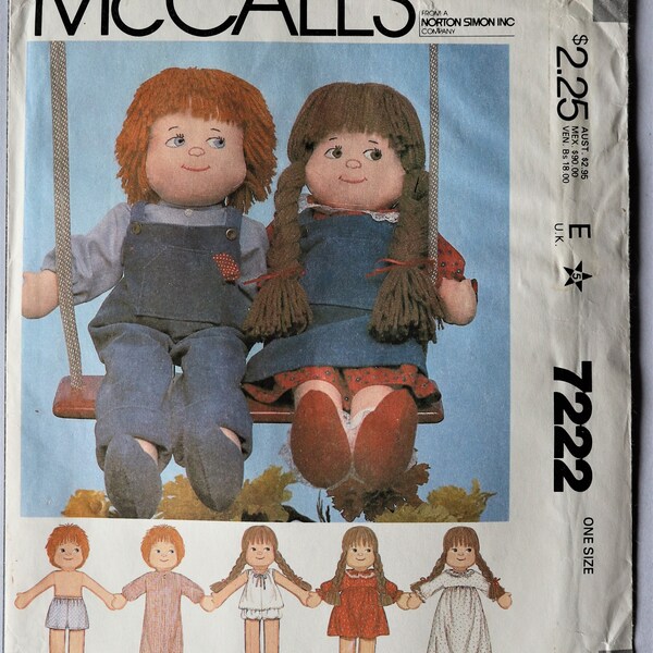 Vintage Rag Doll - Etsy