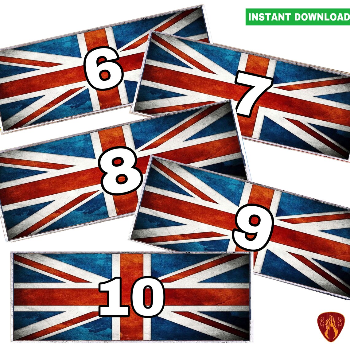 Union Jack Tin Can Labels for Table Decoration Street Party - Etsy