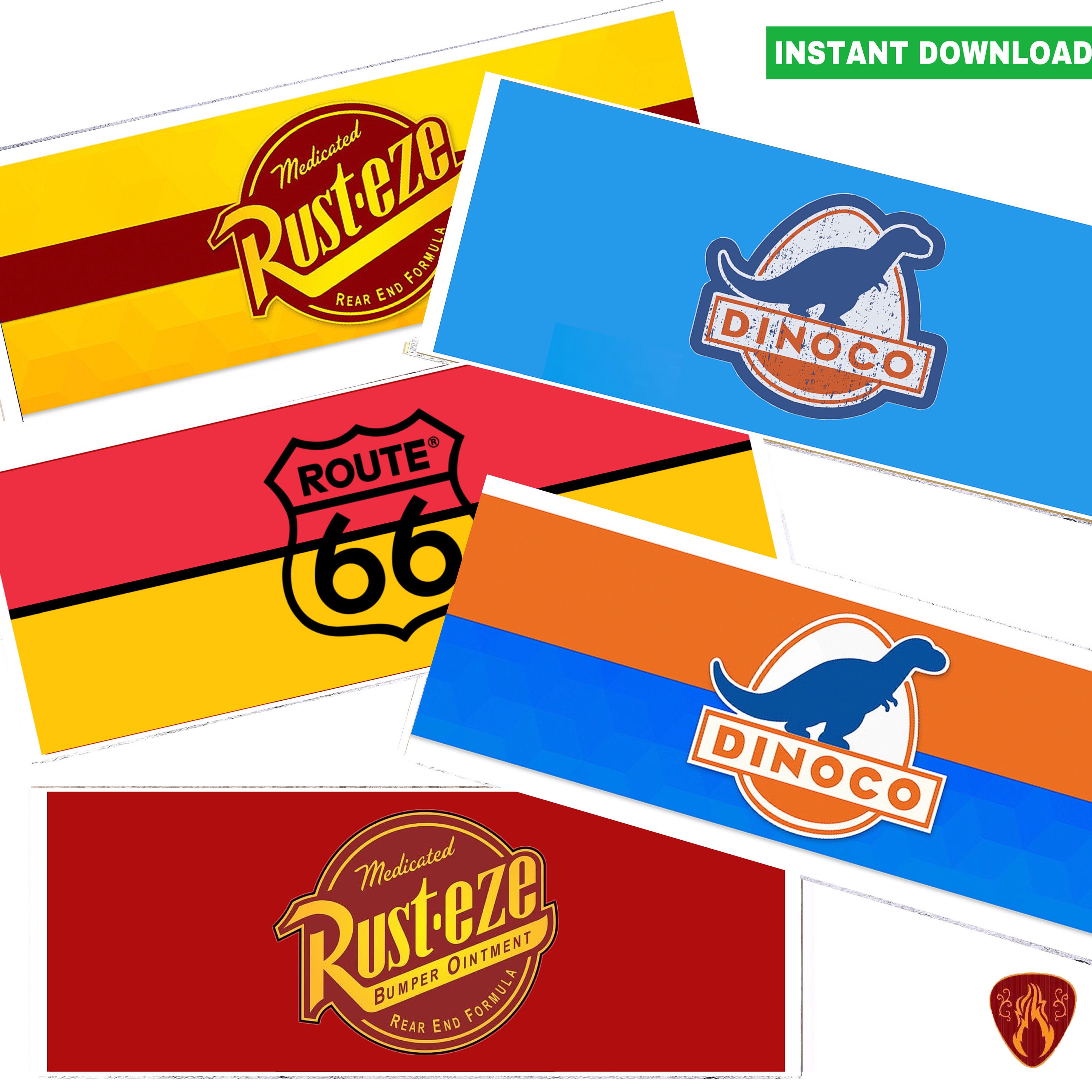 Rusteze Cars Racing Labels Motor Oil Tin Can Party Themed - Etsy Canada