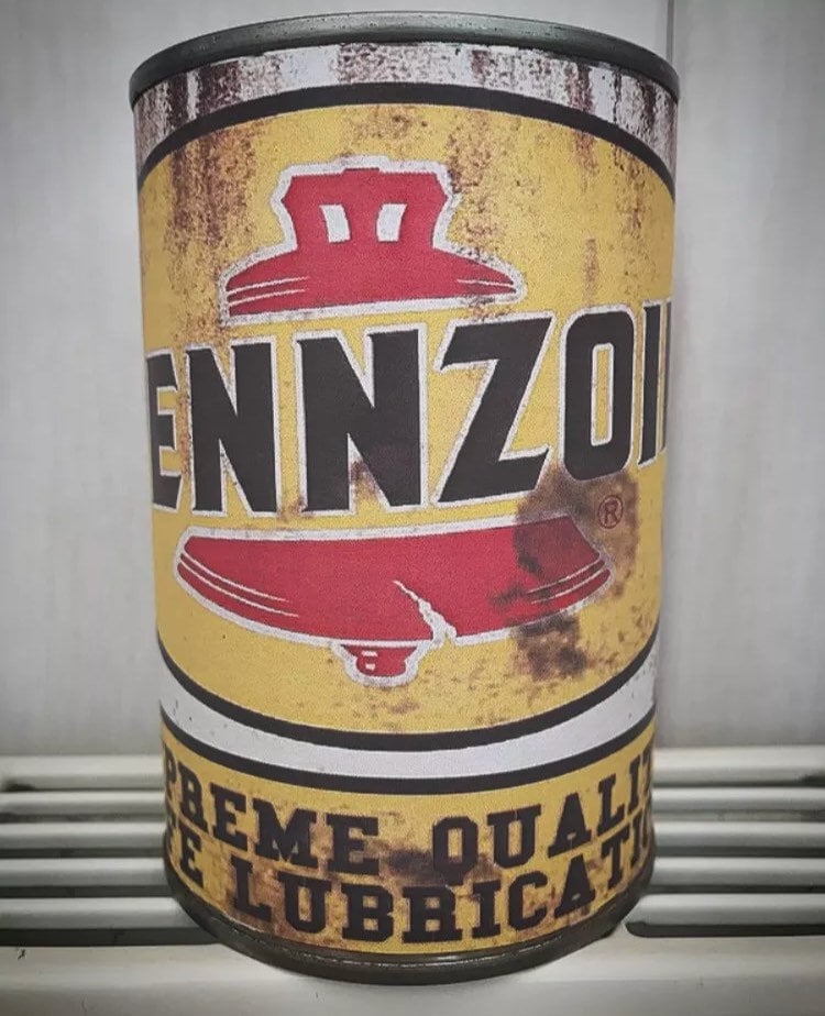 Vintage Motor Oil Can Labels Set of 5 Printable Digital Prints | Etsy ...