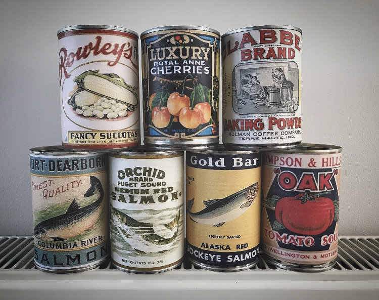 Vintage Fruit Can Labels Food Tin Cans Vegetable Prints - Etsy UK
