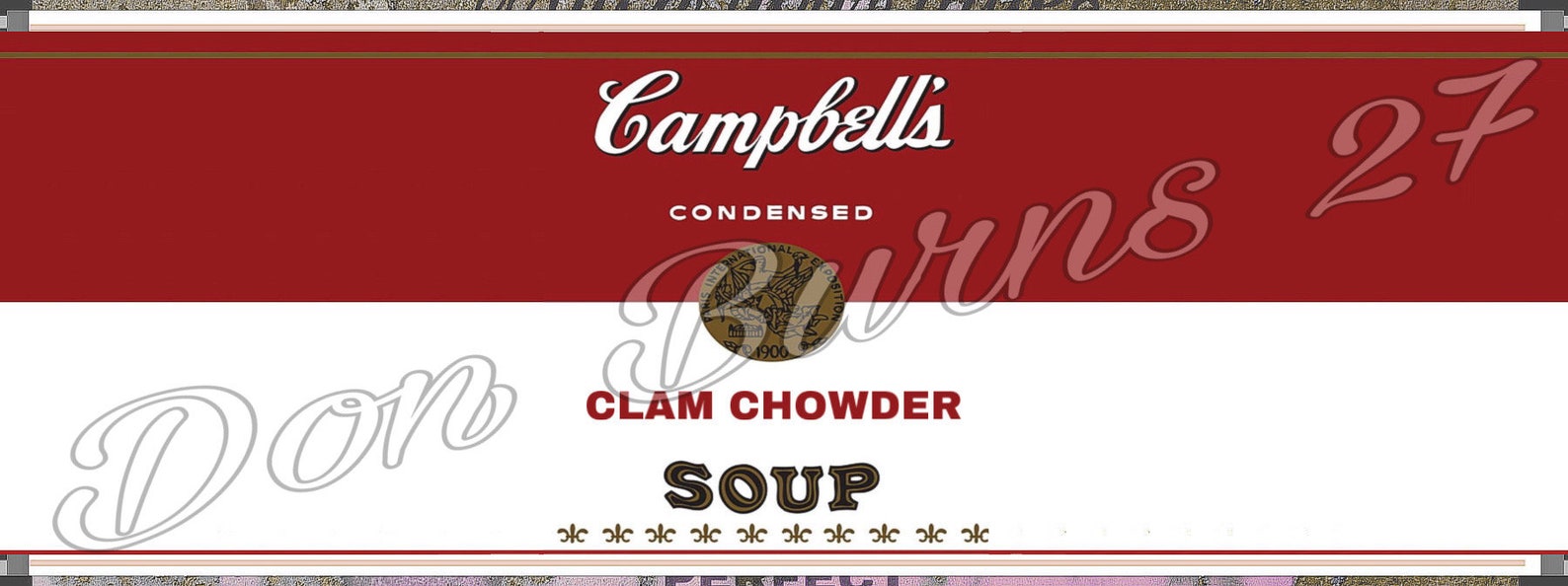 Campbells Soup Tin Can Labels Set of 5 Printable Digital Red - Etsy UK