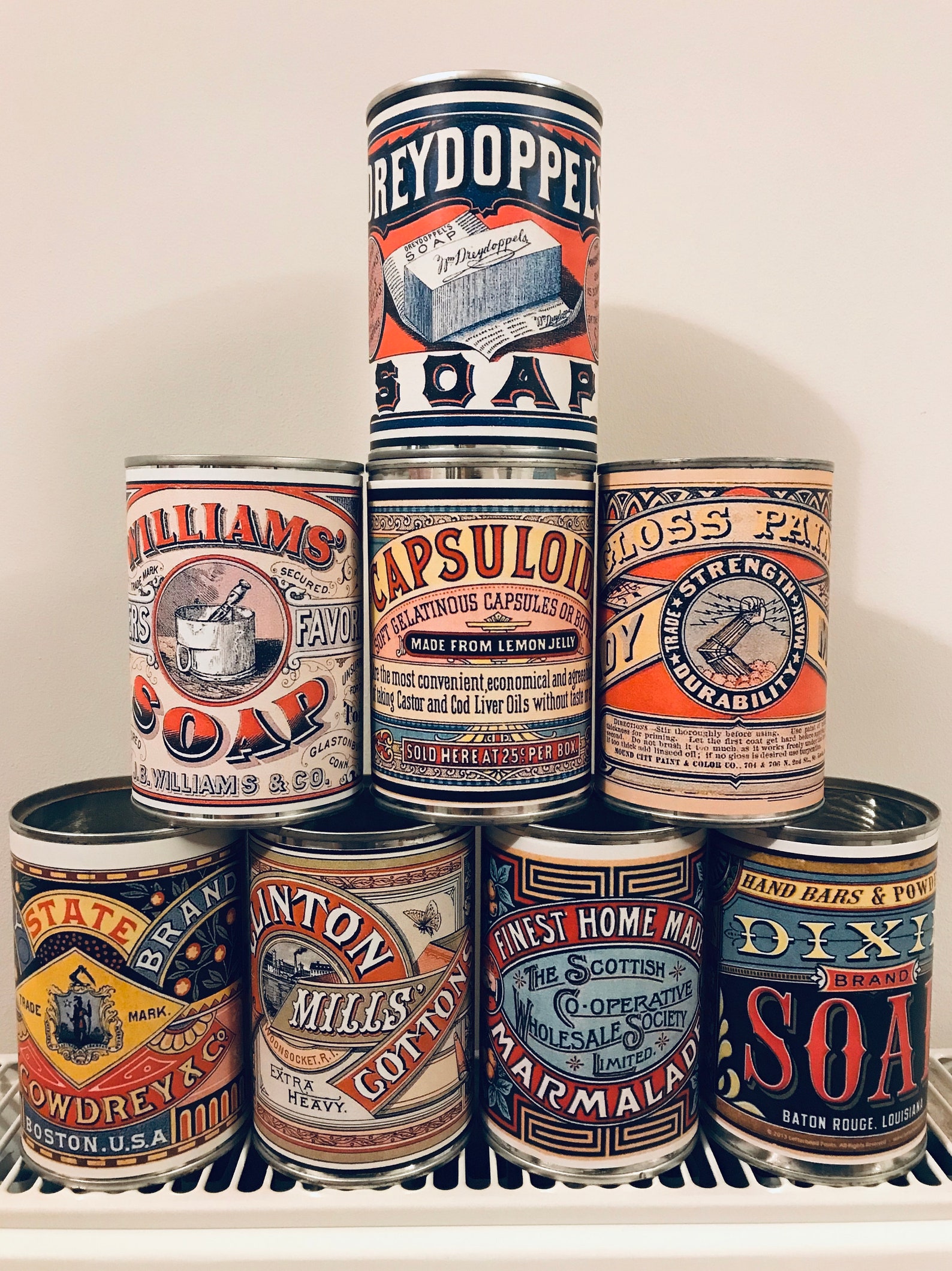 Vintage American Food Labels Tin Can Fruit & Vegetable Labels USA ...