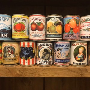 Vintage Syrup Tin Can Label Tin Cans Retro Syrup Prints Kitchen Decor ...