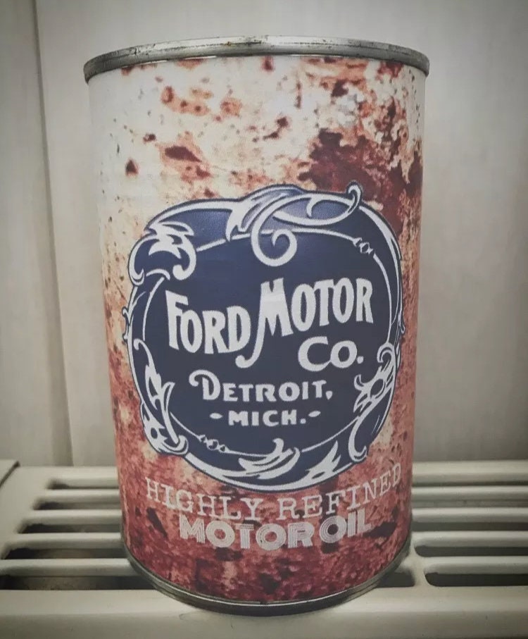 Ford Motor Oil Labels Set of 5 Printable Digital Prints - Etsy