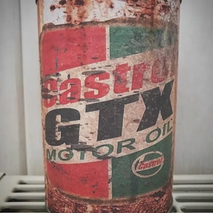 Printable Vintage Motor Oil Can Labels Set of 5 Instant Download Tin ...