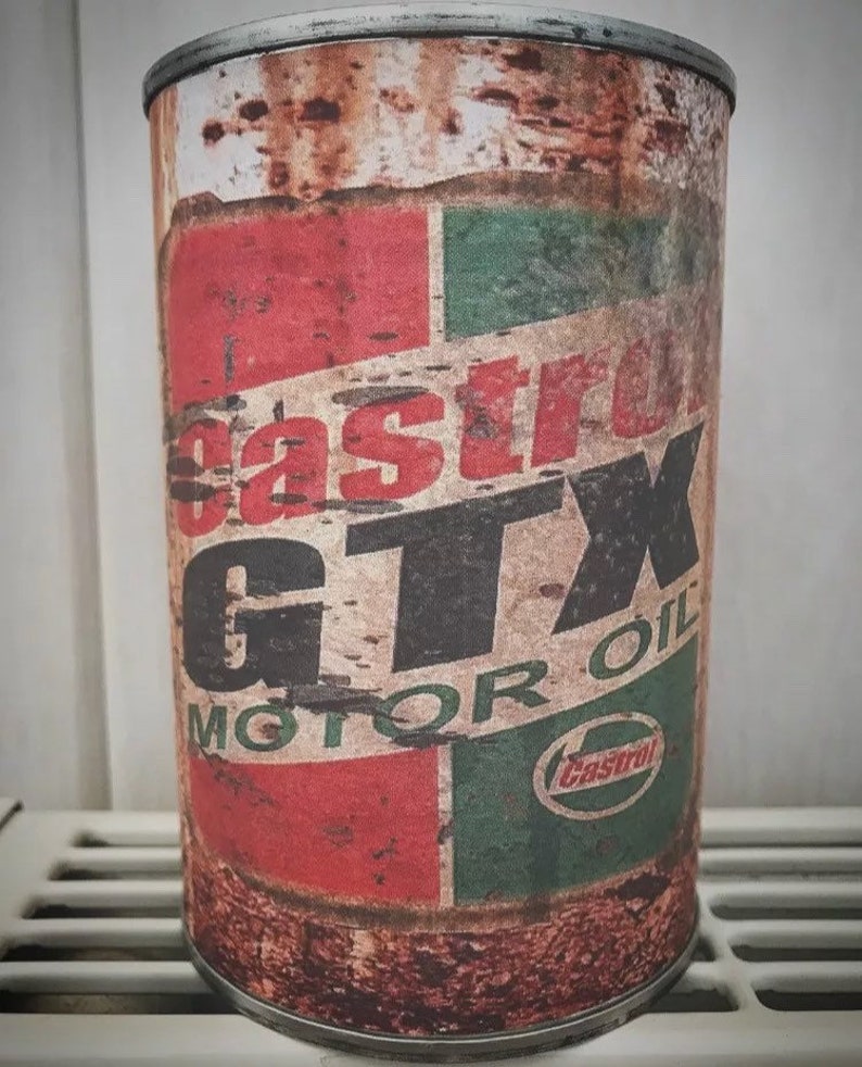 Printable Vintage Motor Oil Can Labels Set of 5 Instant Download Tin ...