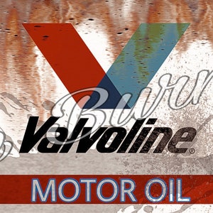 Rusty Motor Oil Labels Printable Instant Download Tin Can Label Prints ...