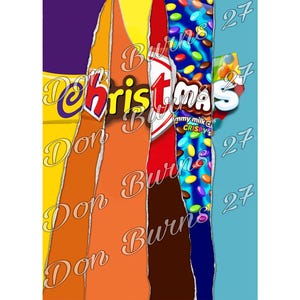 Christmas Chocolate Wrappers Instant Download Pdf Xmas Chocolate Bar ...