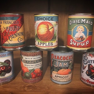 Vintage Tomato Tin Can Labels Vegetable Prints Kitchen Decor Cutlery ...