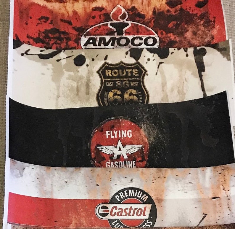 Replica Motor Oil Labels Prints Rustic Petrol Motoring Racing - Etsy UK