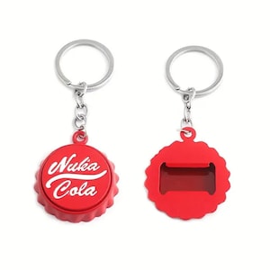 Nuka Cola Bottle Opener Keychain Fallout Game Gift Fallout Keyring Beer ...