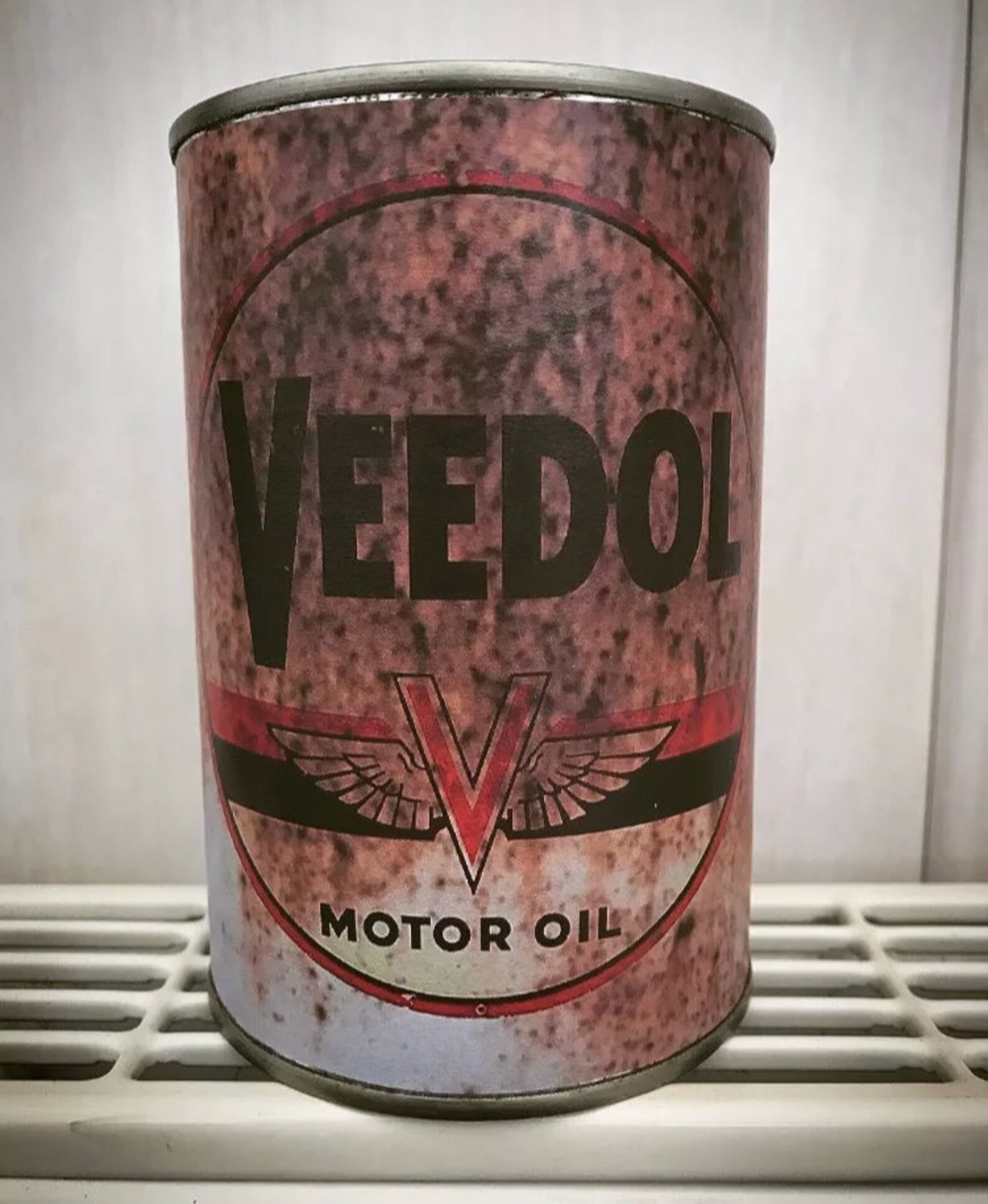 Vintage Motor Oil Can Labels Set of 5 Printable Rusty Can - Etsy