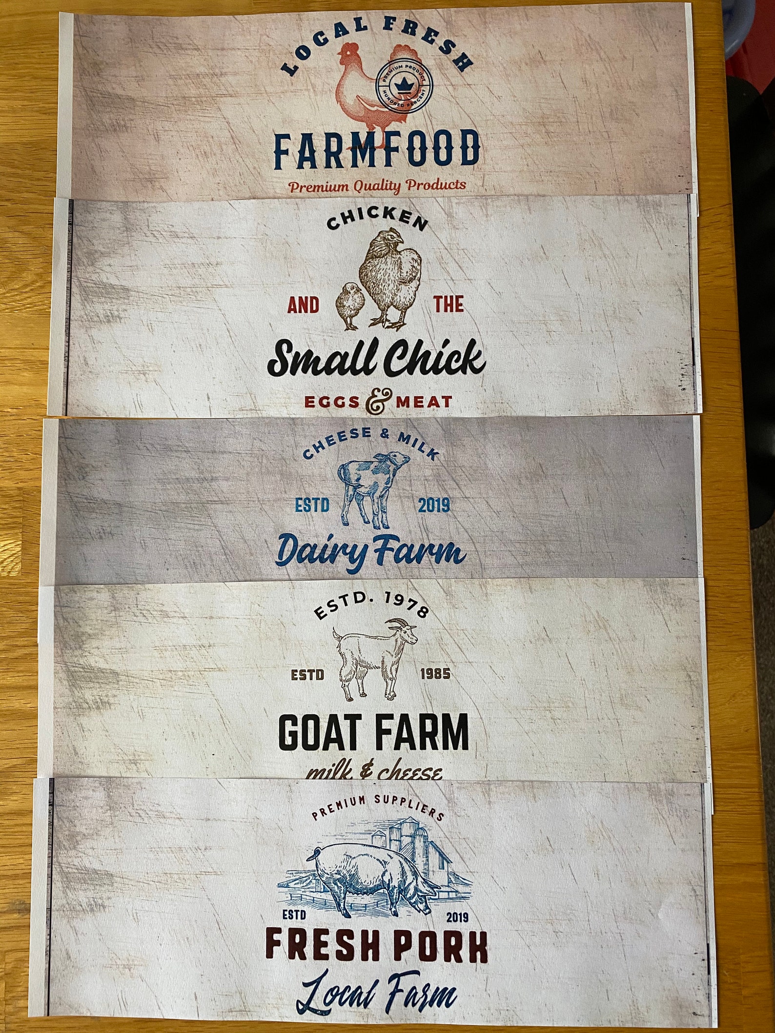 Farm Food Tin Cans Kitchen Decor Dairy Poultry Tin Can Storage - Etsy