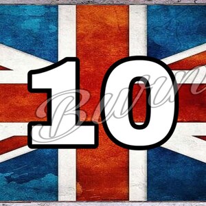Union Jack Tin Can Labels for Table Decoration Street Party Labels Set ...