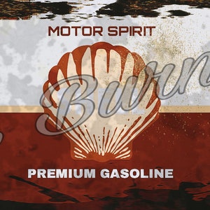 Rusty Motor Oil Labels Printable Instant Download Tin Can Label Prints ...