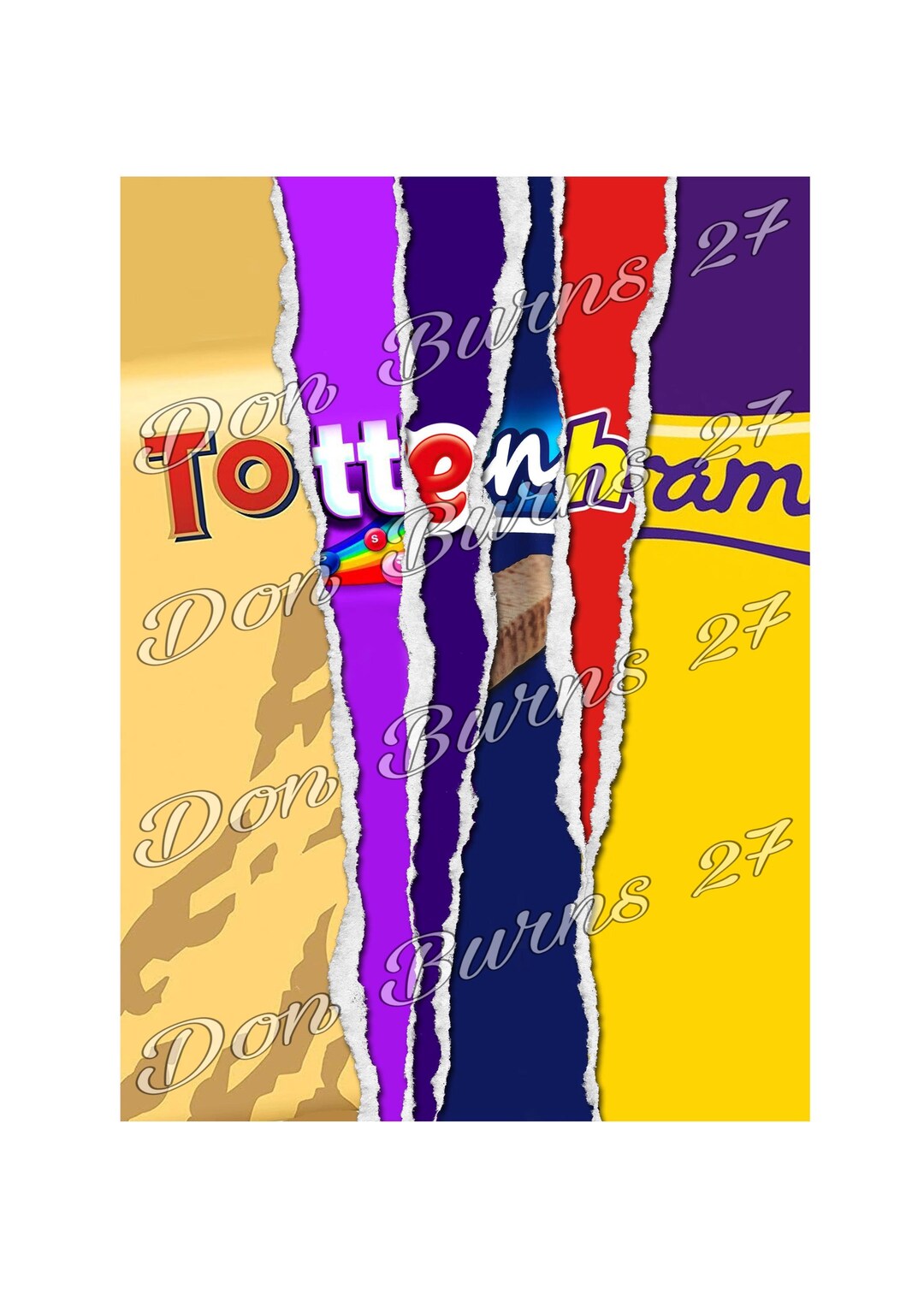 Tottenham Hotspurs Chocolate Wrappers Instant Download Pdf Football ...